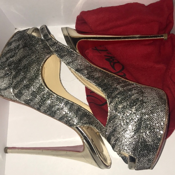 Christian Louboutin | Shoes | Christian Lou Out In Lady Peep Sling 5 ...